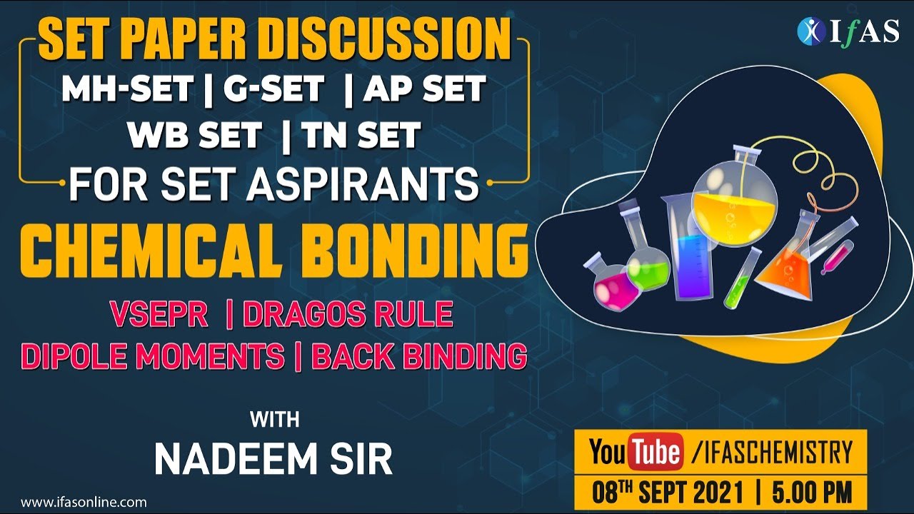 Chemical Bonding SET Paper Discussion | MH-SET, G-SET, AP SET, WB SET ...