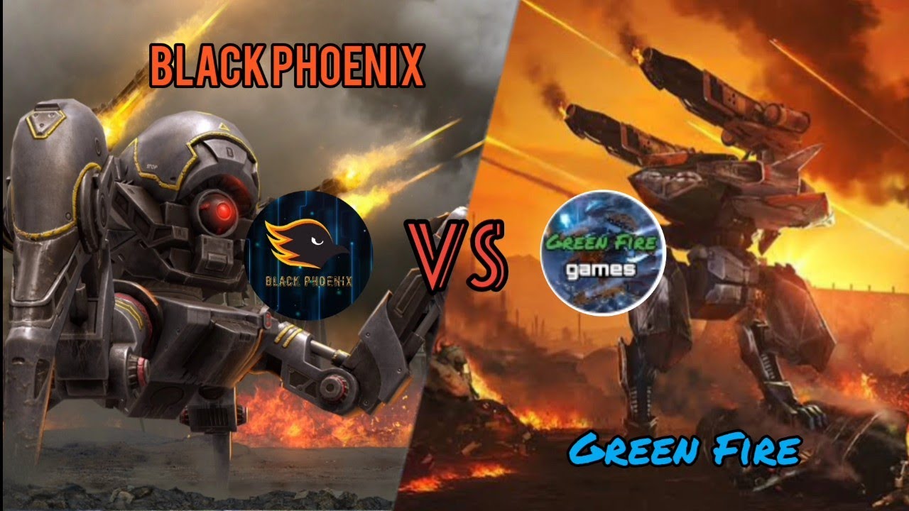 Green Fire VS Black Phoenix | War Robots - YouTube