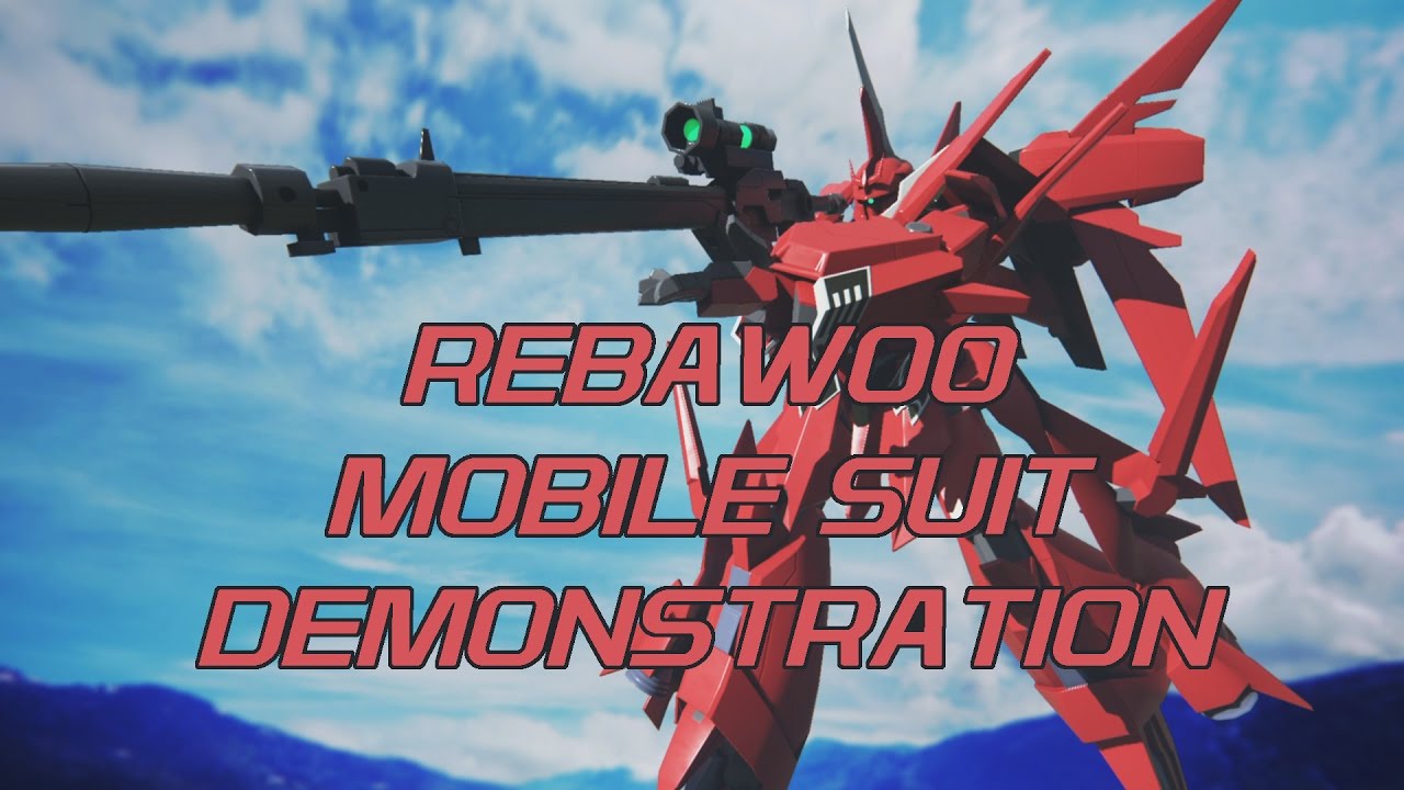 Rebawoo Mobile Suit Demonstration - Gundam Breaker 3 (English) - YouTube