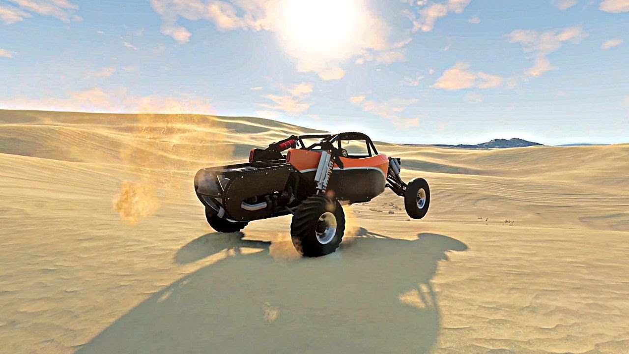 BeamNG Drive - Johnson Valley Gameplay (BAJA & SAND CAR) - YouTube
