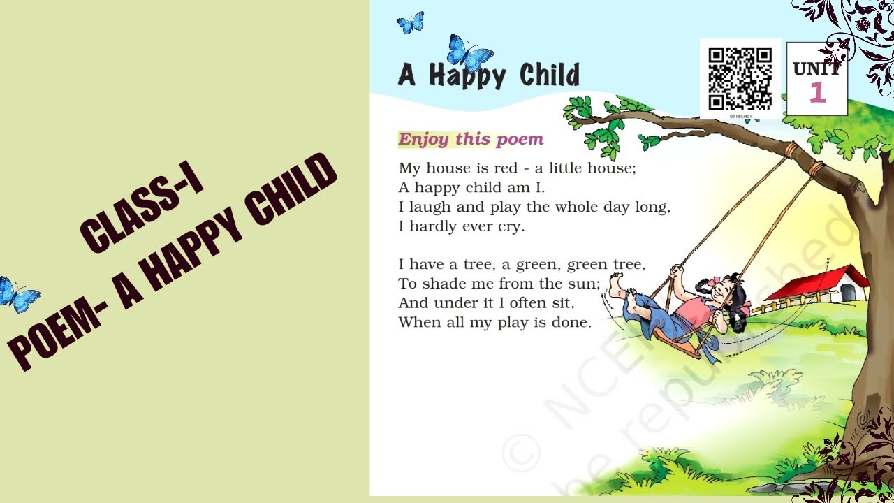 A Happy child (Class-1 poem) @essenceoflife2326 - YouTube