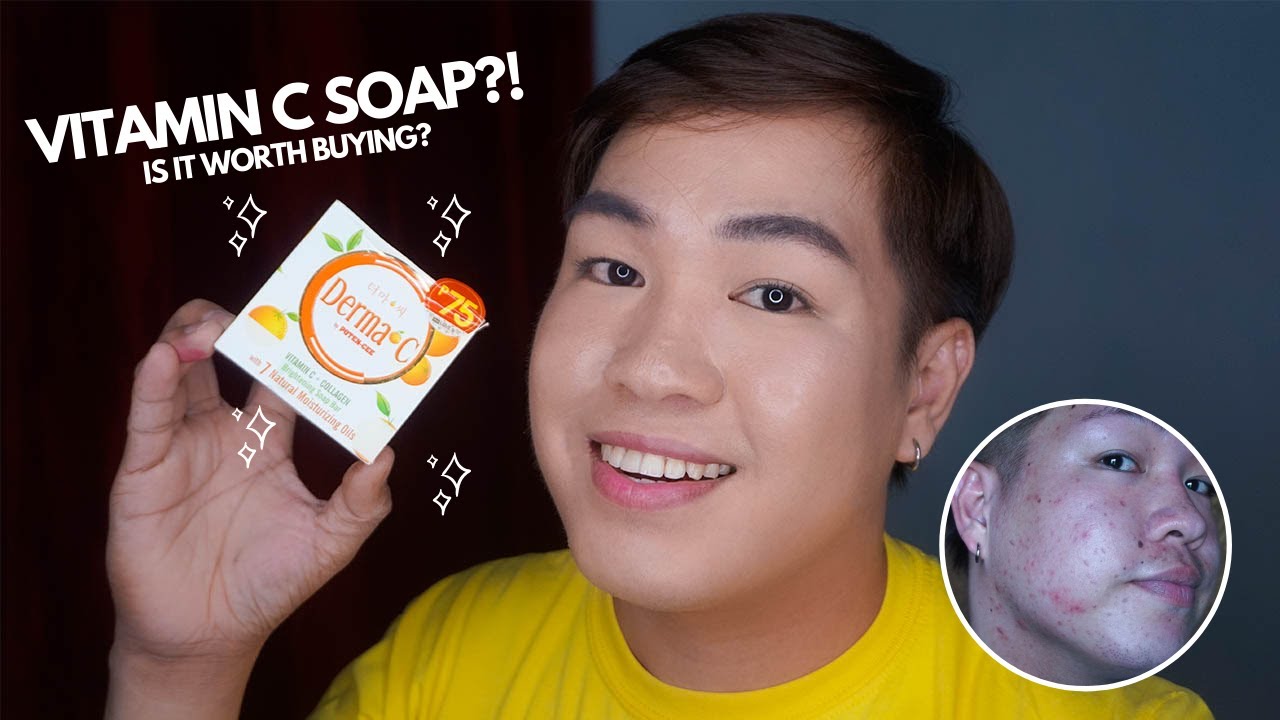 VITAMIN C SOAP - DERMA C VITAMIN C BRIGHTENING SOAP BAR REVIEW - YouTube