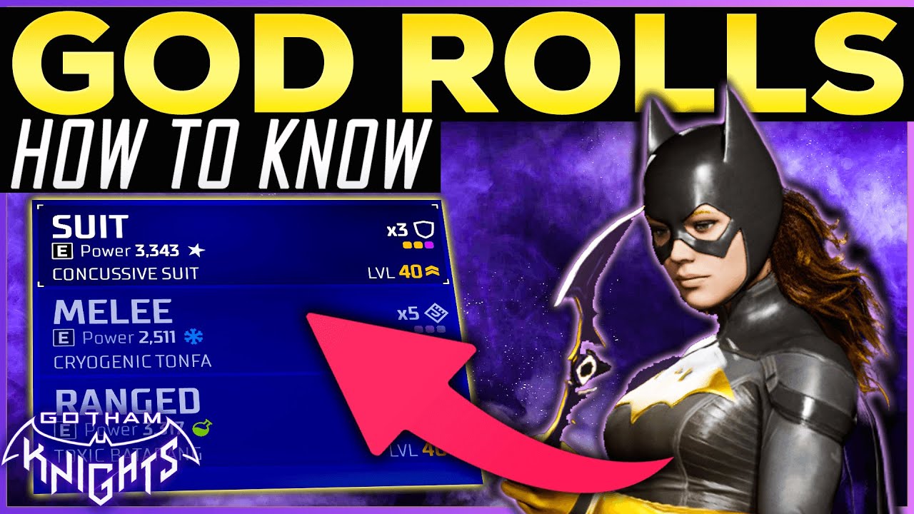 Gotham Knights GOD ROLLS | Suits, Mods, Weapons - How To Know You Got ...