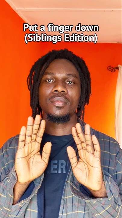 How many fingers are down in the Put A Finger Down - Siblings' Childhood Edition? #shortvideo ...