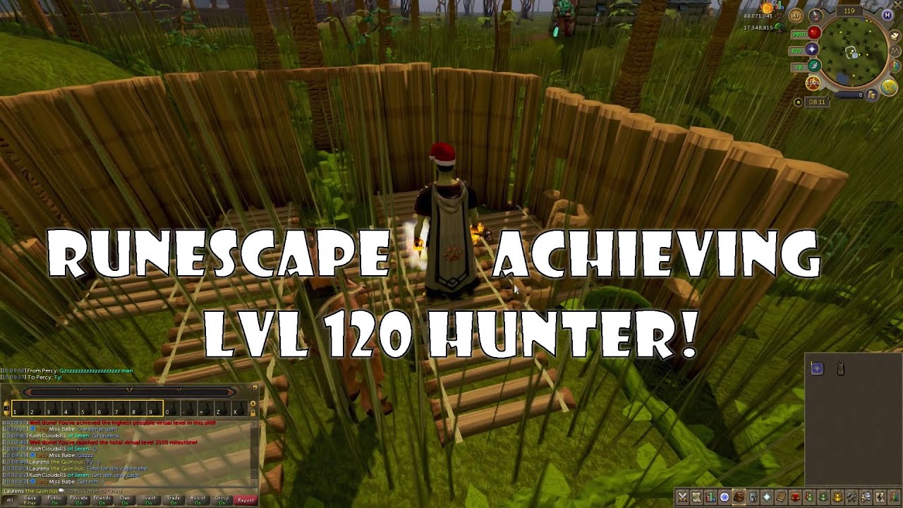 RuneScape | Lv120 Hunter + Master Skillcape! - YouTube
