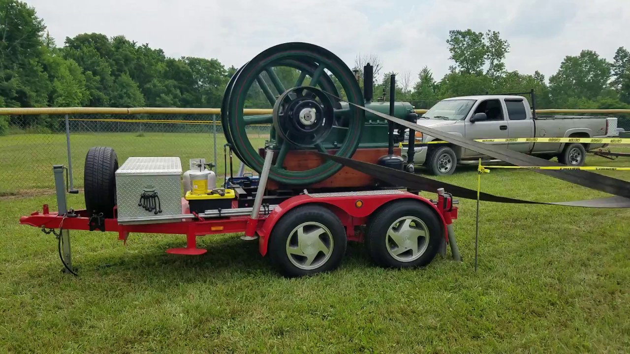 12 HP Stover engine running a power at The Chatham's 200 Bicentennial ...