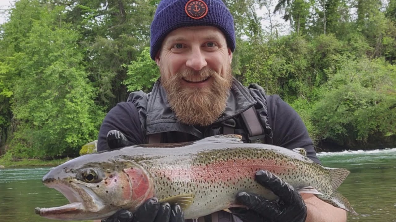 FIRST Summer Steelhead EVER! Edge Rod Excitement - YouTube