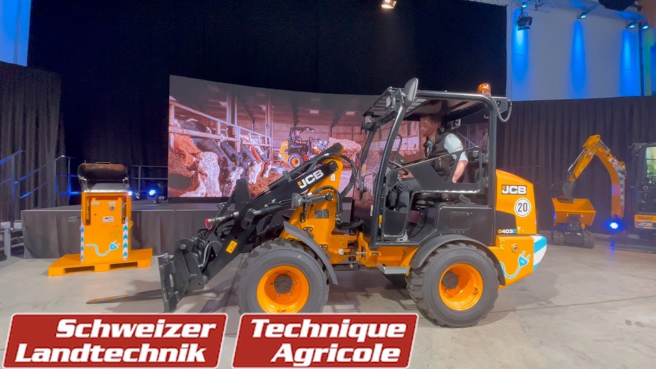 JCB «403E»: un pack de batteries en lieu et place d’un moteur diesel ...