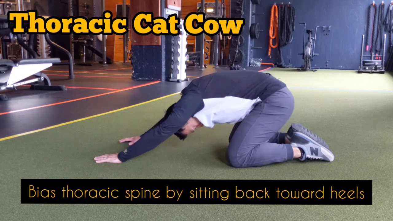 Thoracic Bow and Arrow Stretch - YouTube