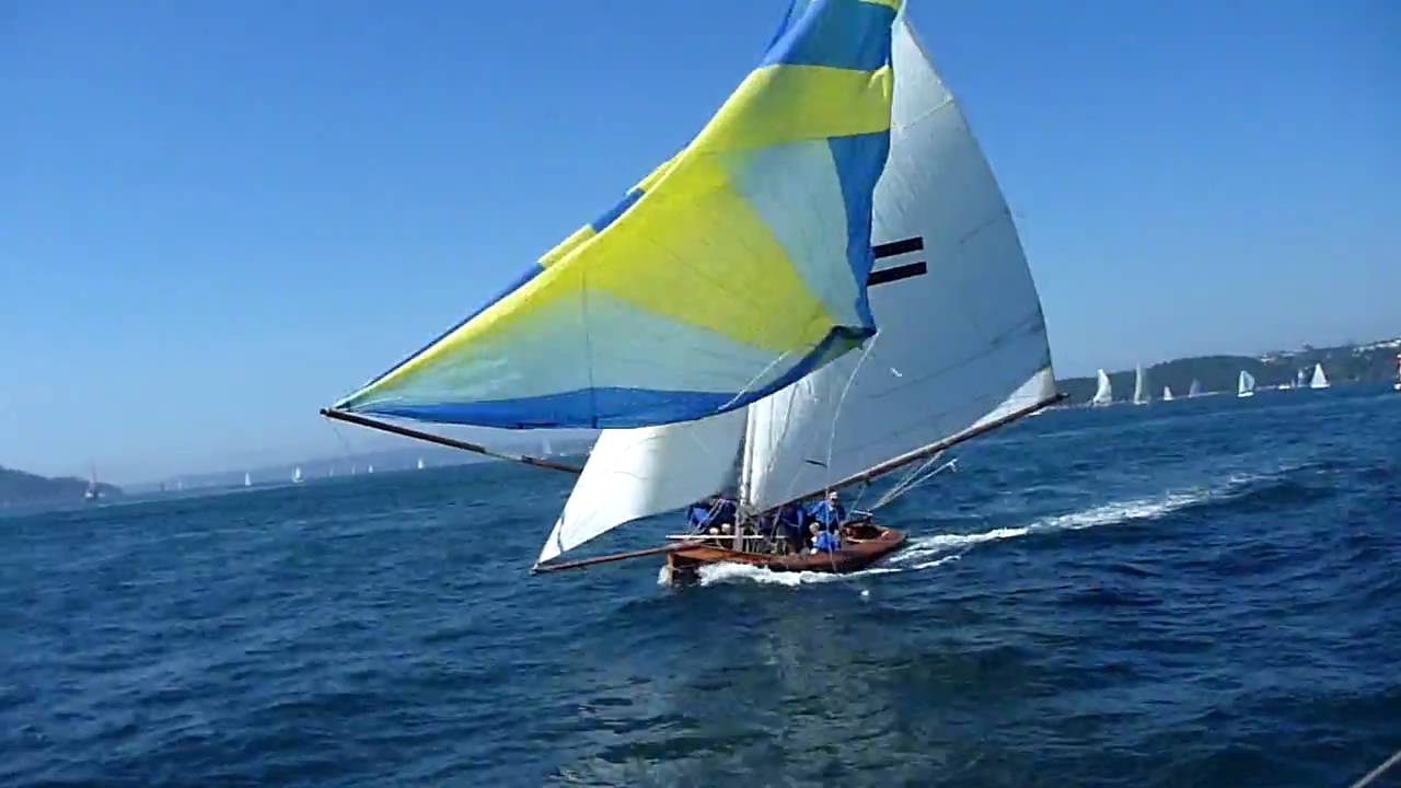 Historic 18 footer - YouTube