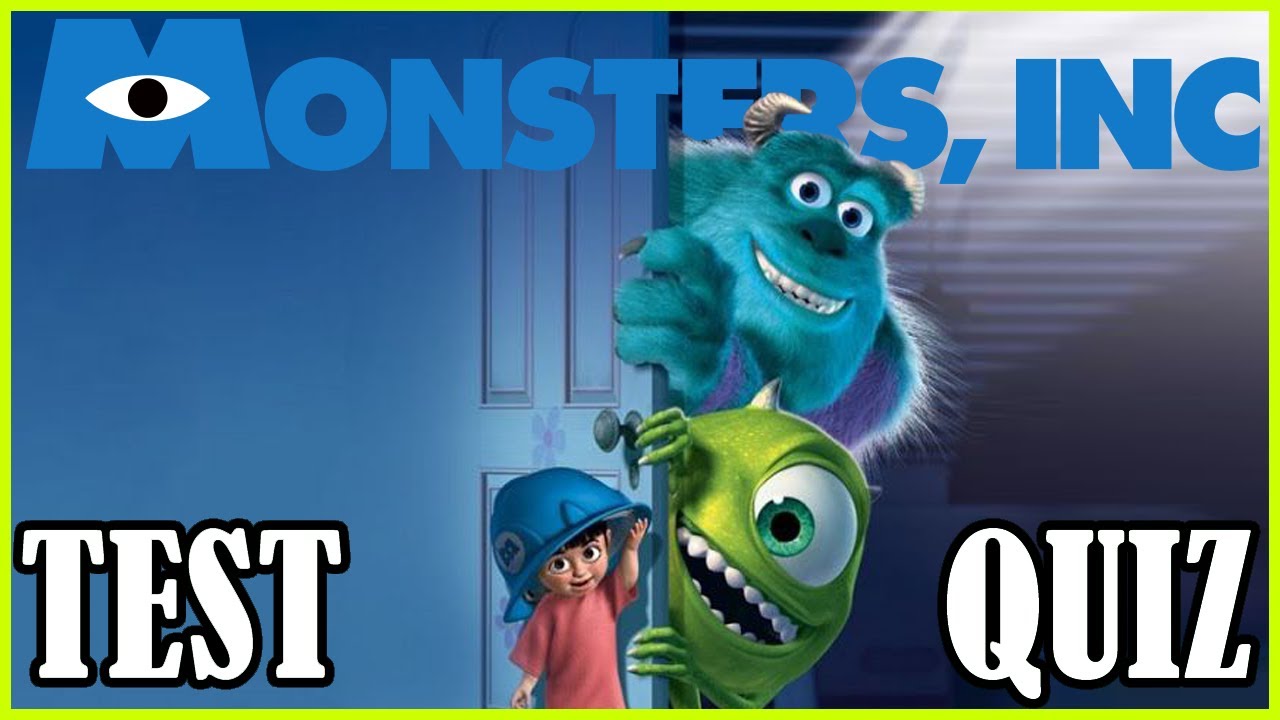¿Cuánto Sabes de Monsters, INC? 👧🏻 TEST - YouTube