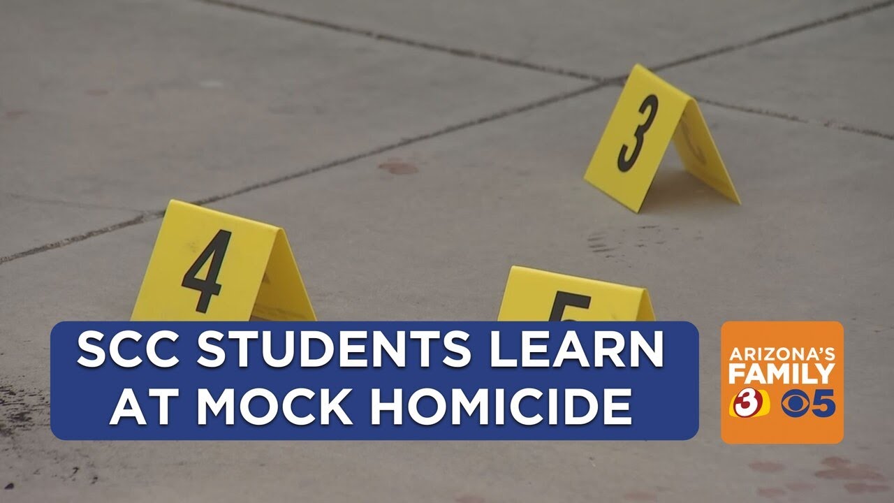 Scottsdale college students learn CSI training during mock homicide ...
