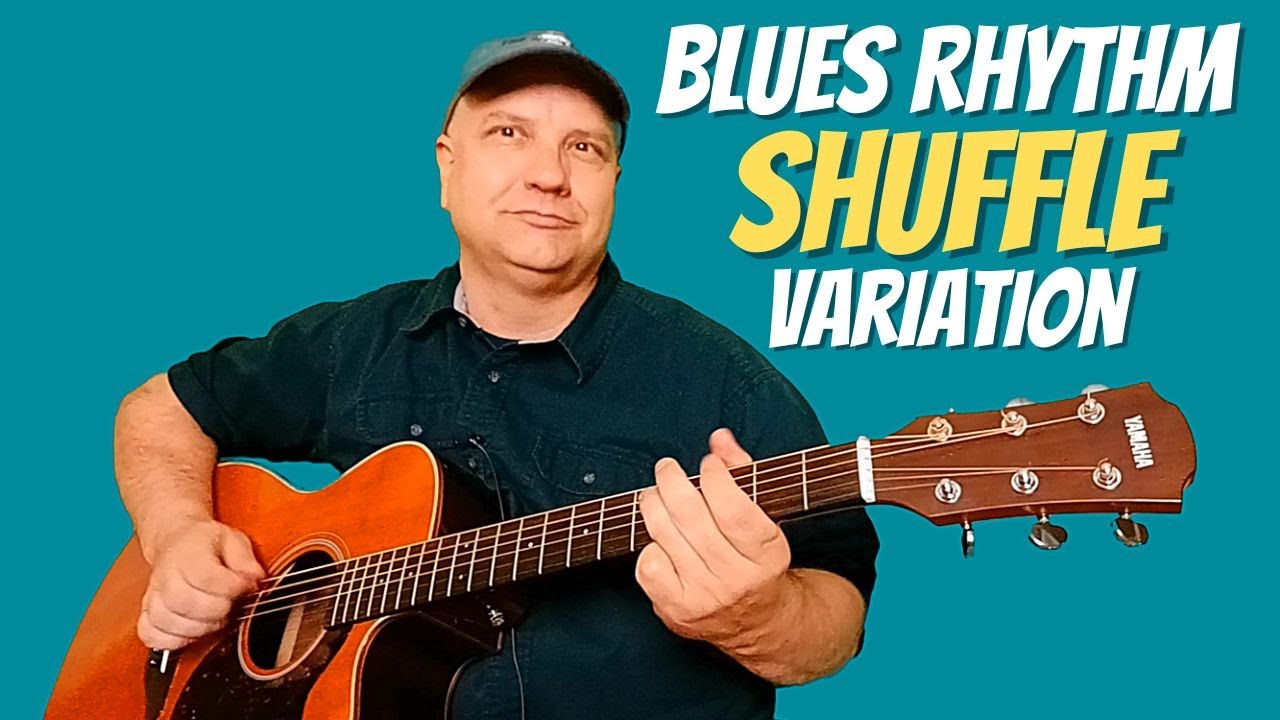 Blues Rhythm Shuffle Variation Guitar Lesson - YouTube