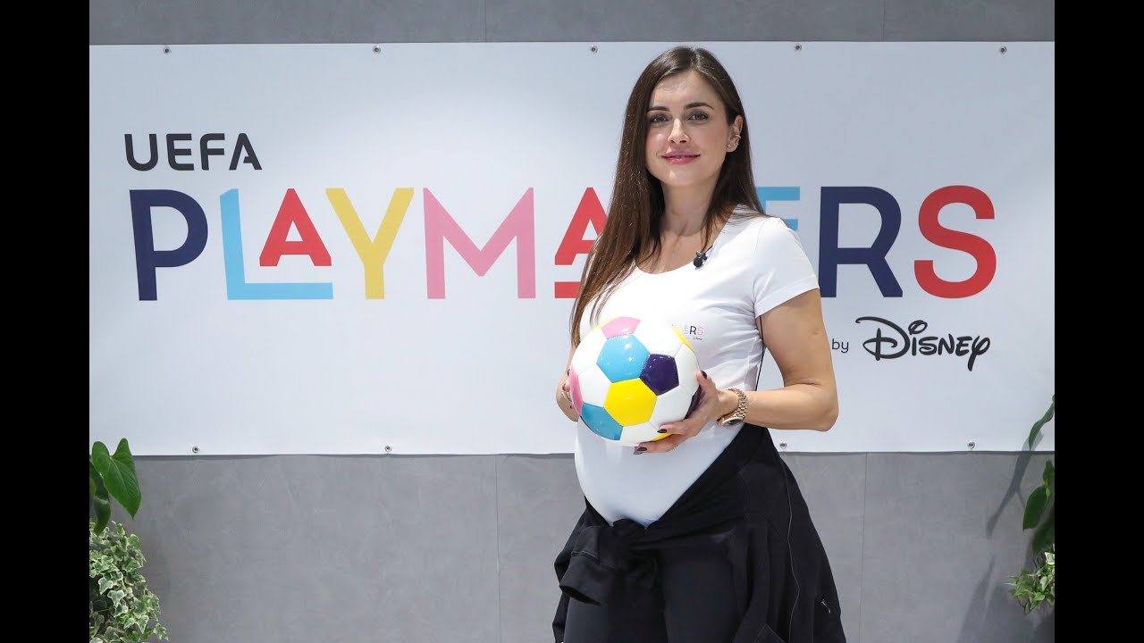 Amra Džeko ambasadorica projekta UEFA Playmakers - YouTube