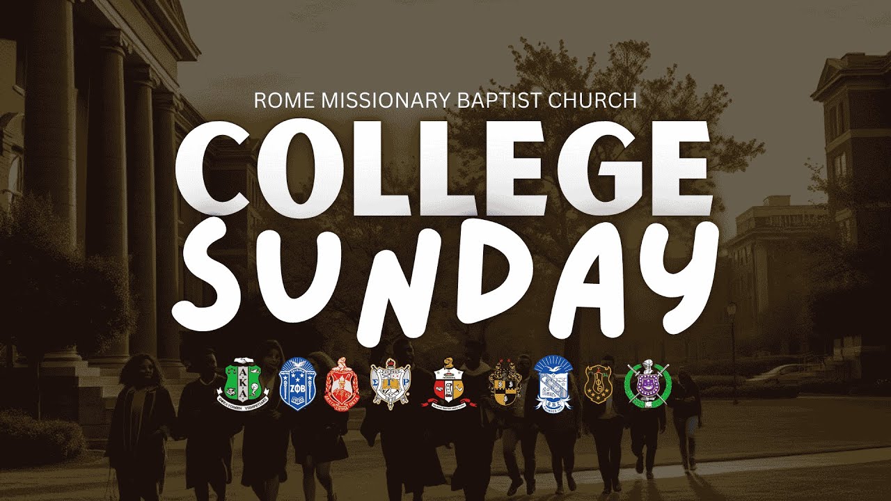 College sunday 2025 at ROME OAKWOOD - YouTube