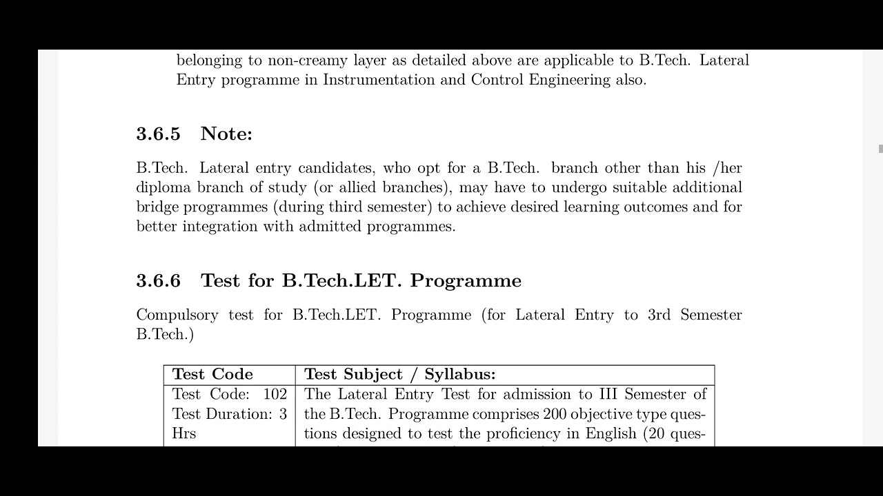 CUSAT 2024 B.Let Admission - YouTube