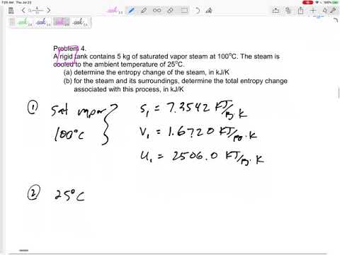 Thermodynamics - Test 3 review - entropy change - YouTube