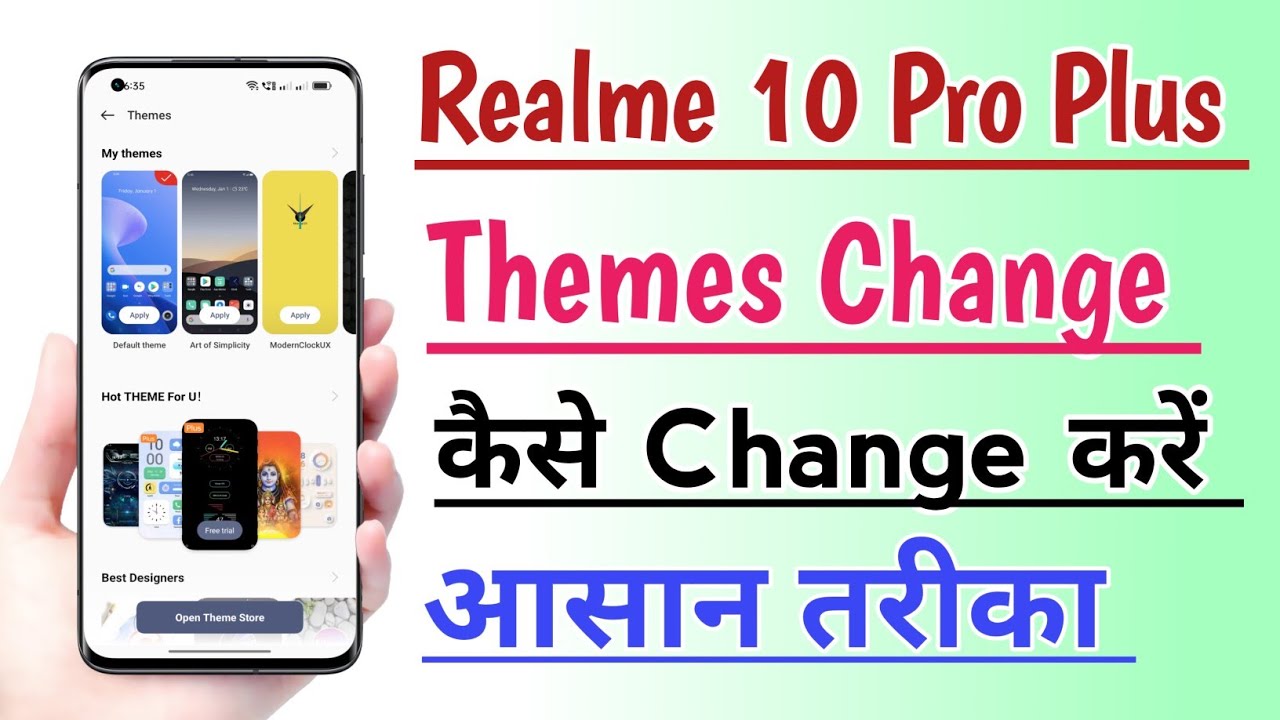 Realme 10 Pro Plus Themes Change kaise kare | How to Change Themes ...