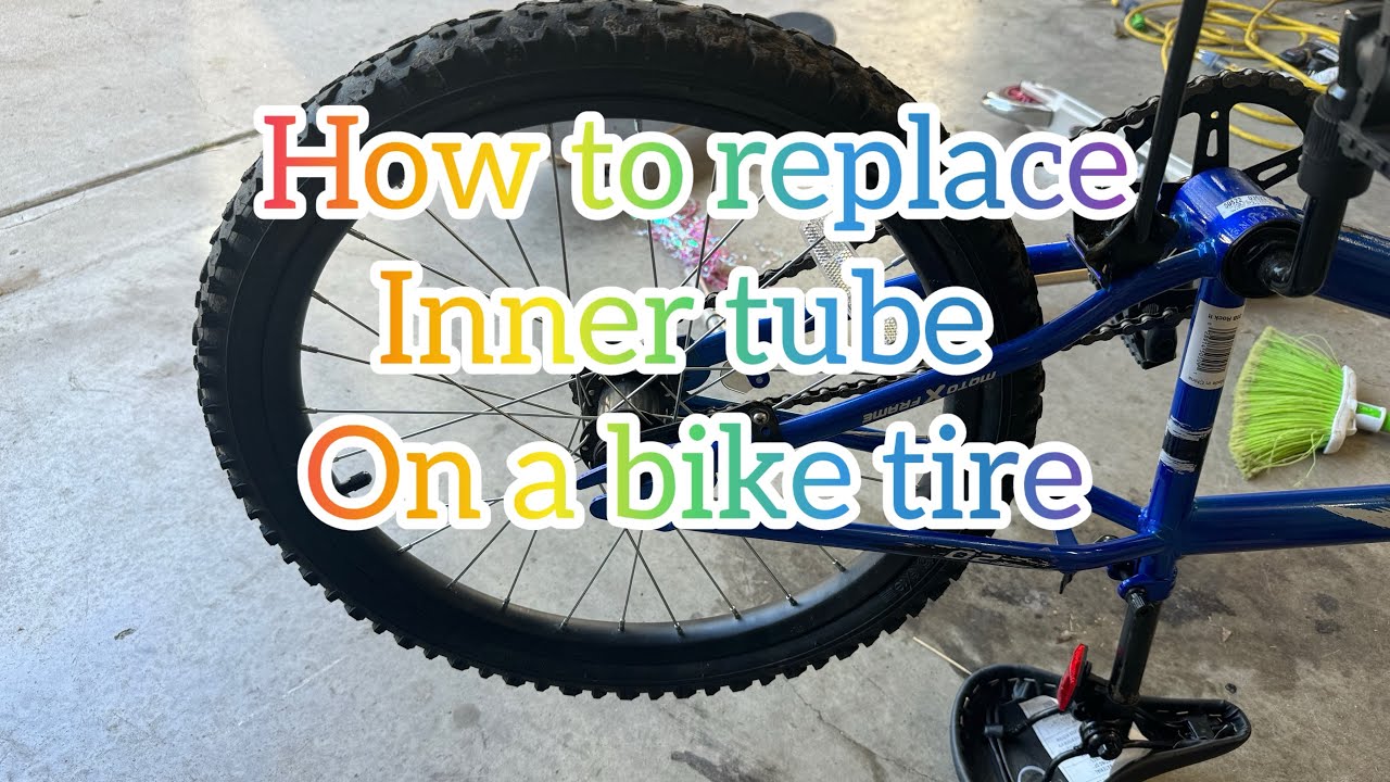 How to replace inner tube on a bike bicycle. Easy and fast. - YouTube