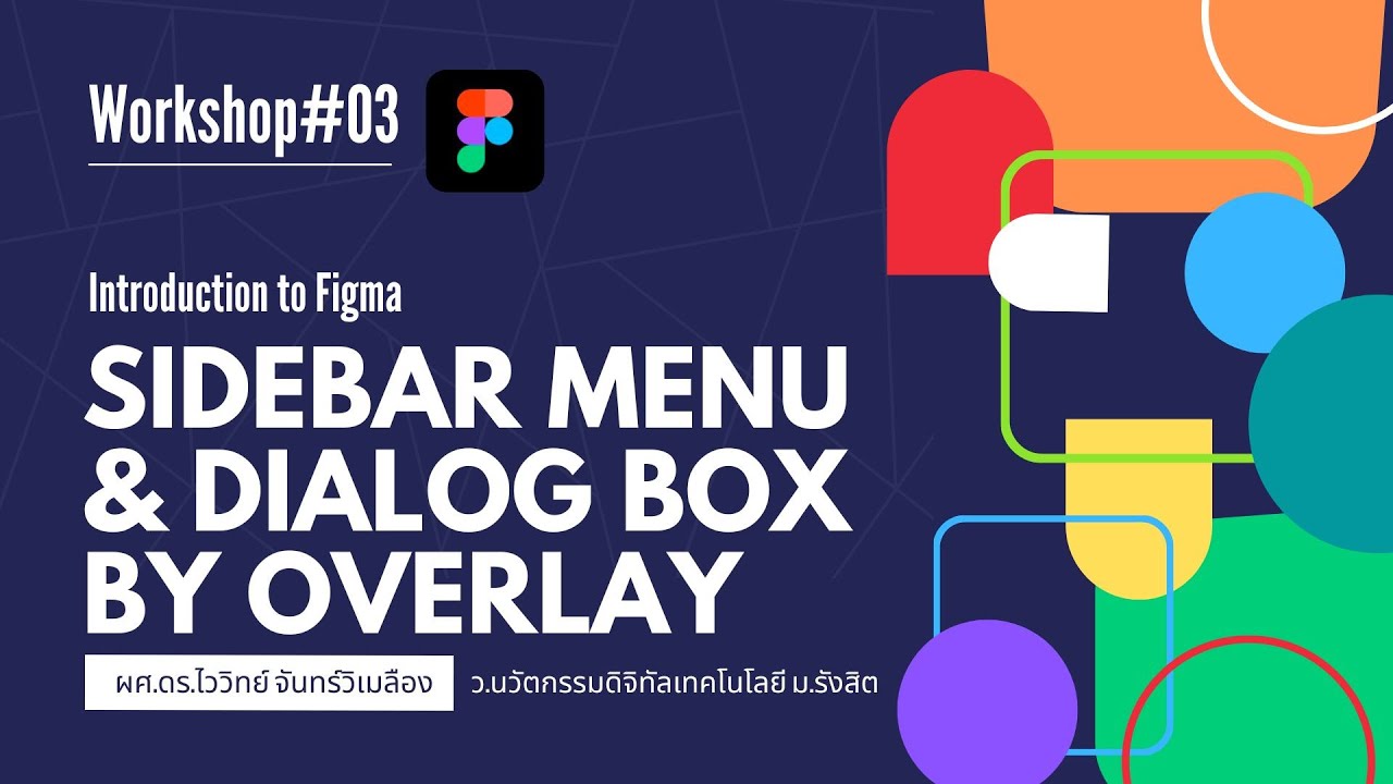 Workshop#03 Sidebar Menu and Dialog Box by Overlay - YouTube