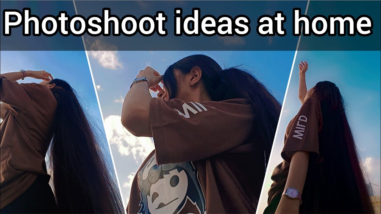 photoshoot at home || Easy pose with sky |How to picture |sky photo ...