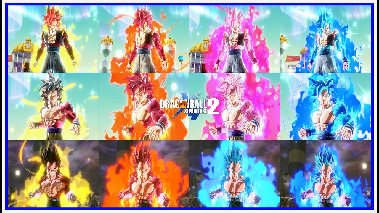 DBXV2 | SSJ4 Trio Pack (Goku Vegeta & Gogeta) - YouTube