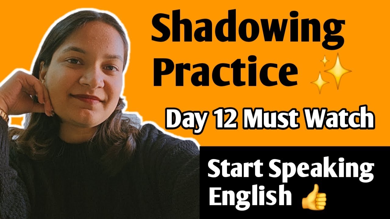 Day 12 | English Shadowing Practice for Beginners - YouTube
