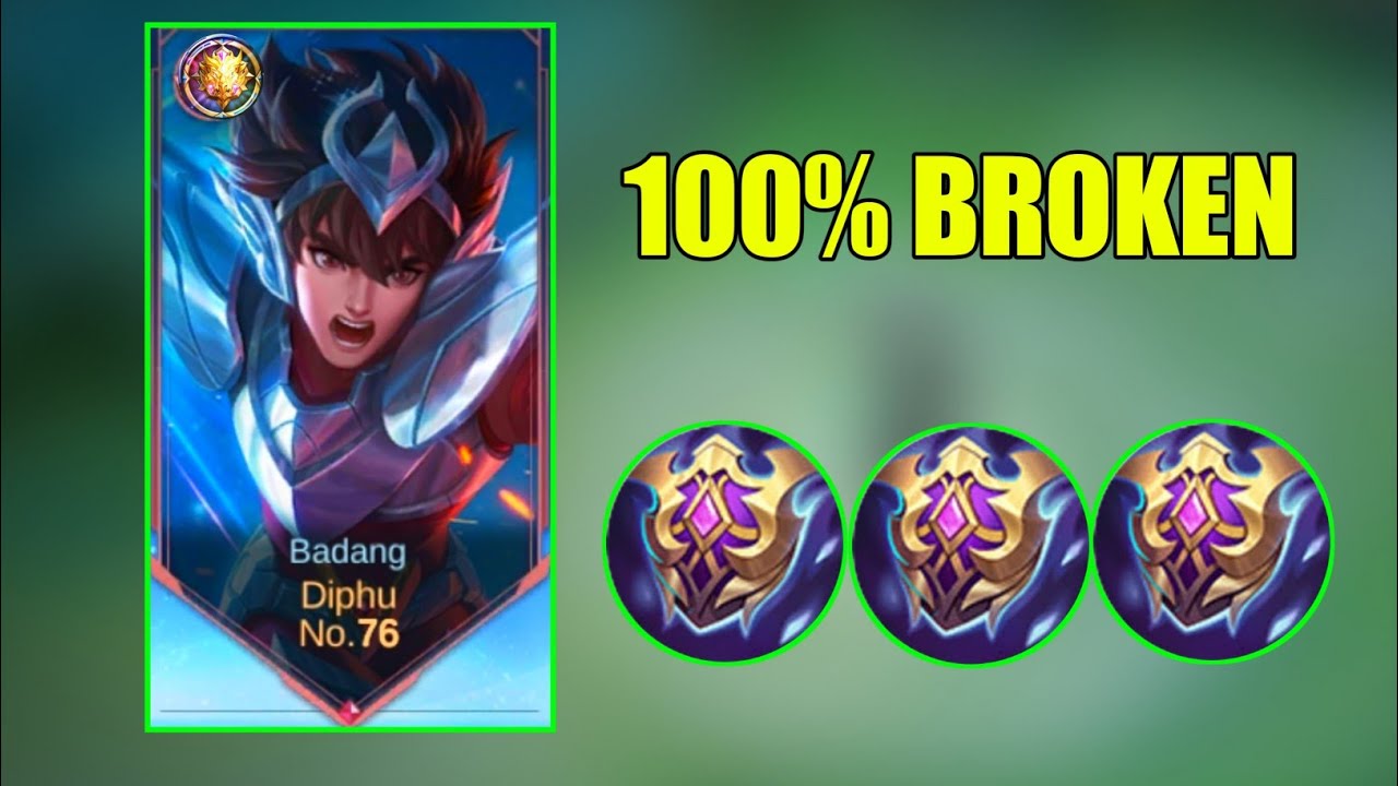 BADANG NEW FLICKER COMBO - BUILD TOP 1 GLOBAL BADANG ~ MLBB - YouTube