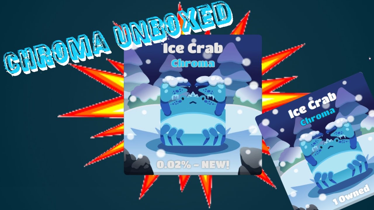 ICE CRAB UNBOXED!!! - YouTube