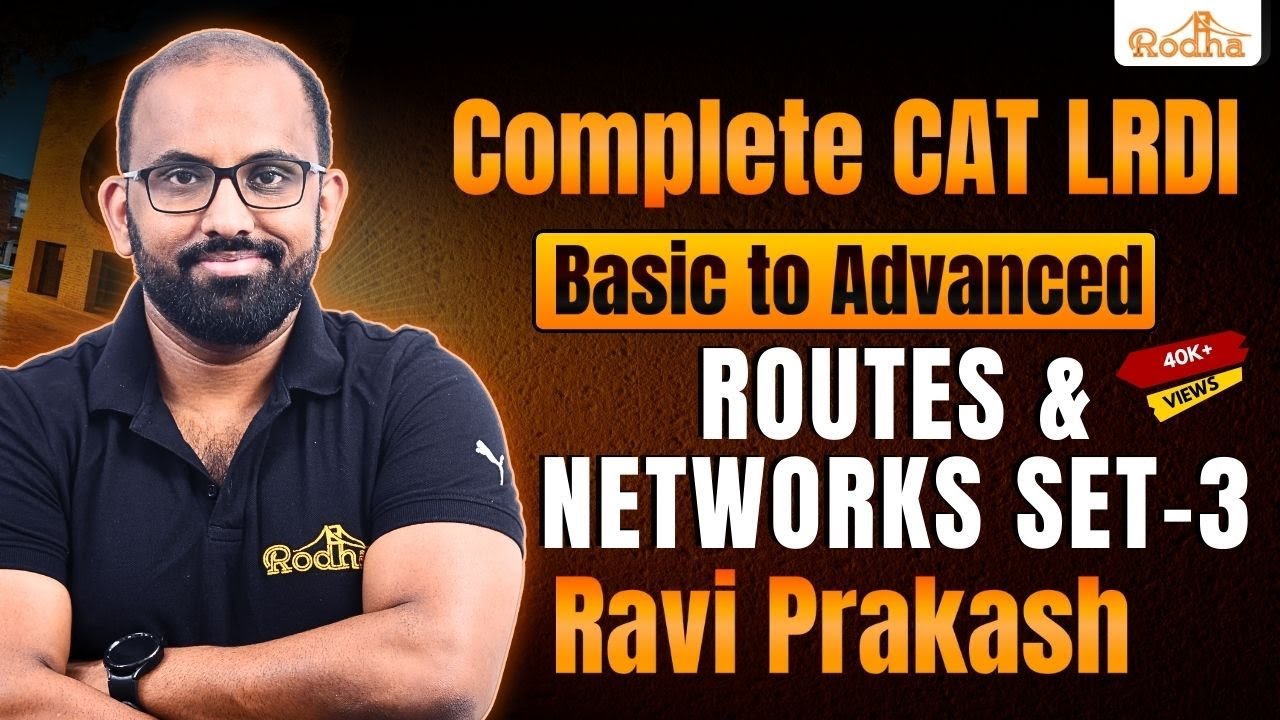 Routes and Networks - 3 || LR & DI Preparation for CAT || CAT Exam ...