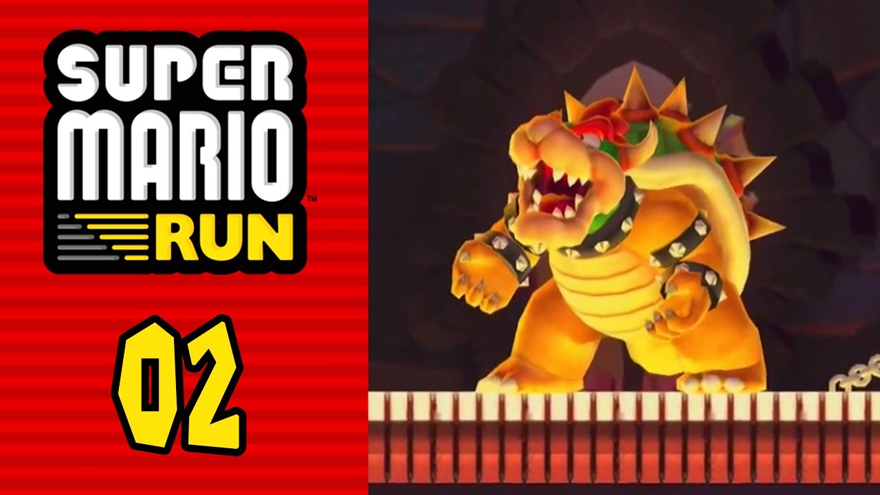 Super Mario Run Gameplay Walkthrough Part 2 BOWSER & TOAD RALLY! - YouTube
