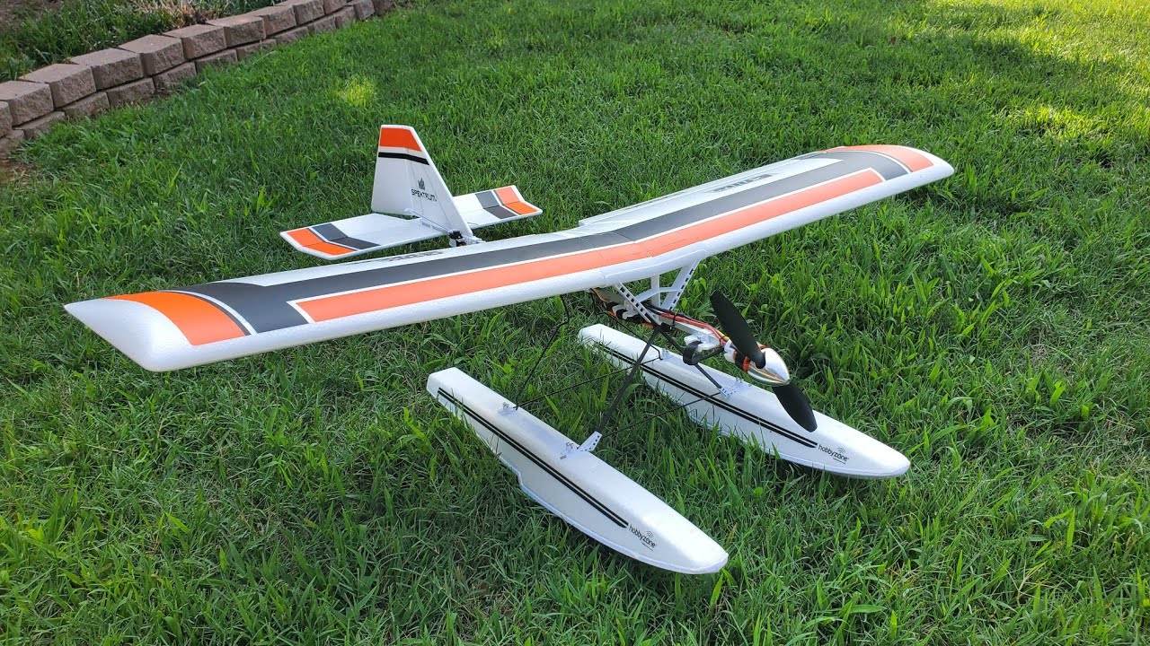EFlite Slow Ultra Stick on Hobbyzone Floats-No Edits - YouTube
