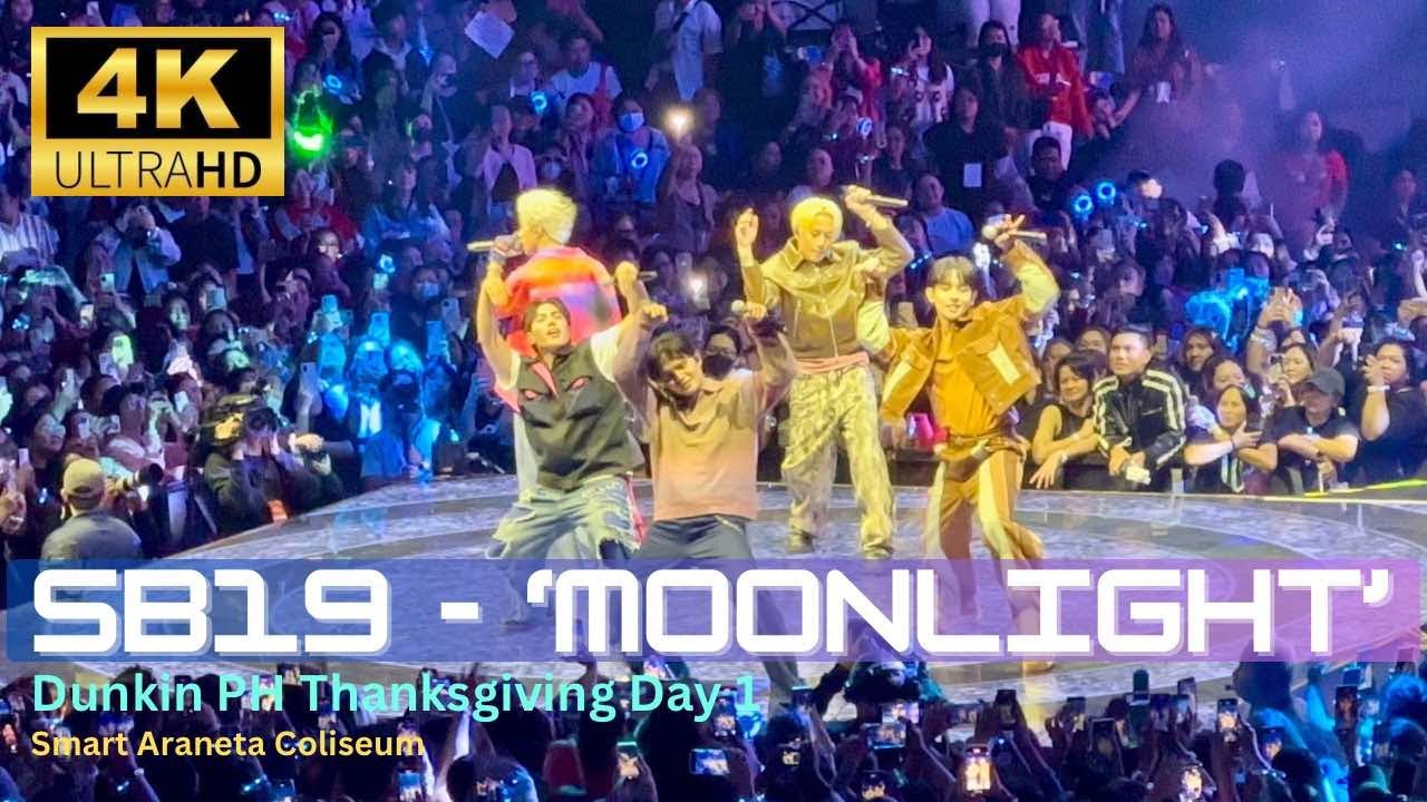 [FANCAM] SB19 - 'Moonlight' Performance at SB19 DunkinPH Thanksgiving Day 1 (102624) - YouTube