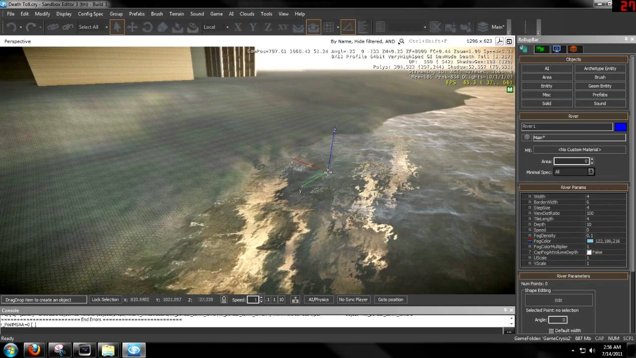CryEngine 3 - How to Create Rivers (Simplified Version) - YouTube