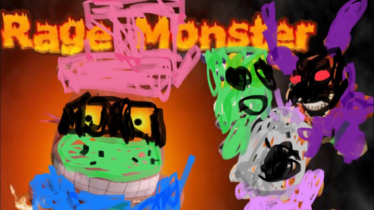Rage monsters scary 😦 - YouTube