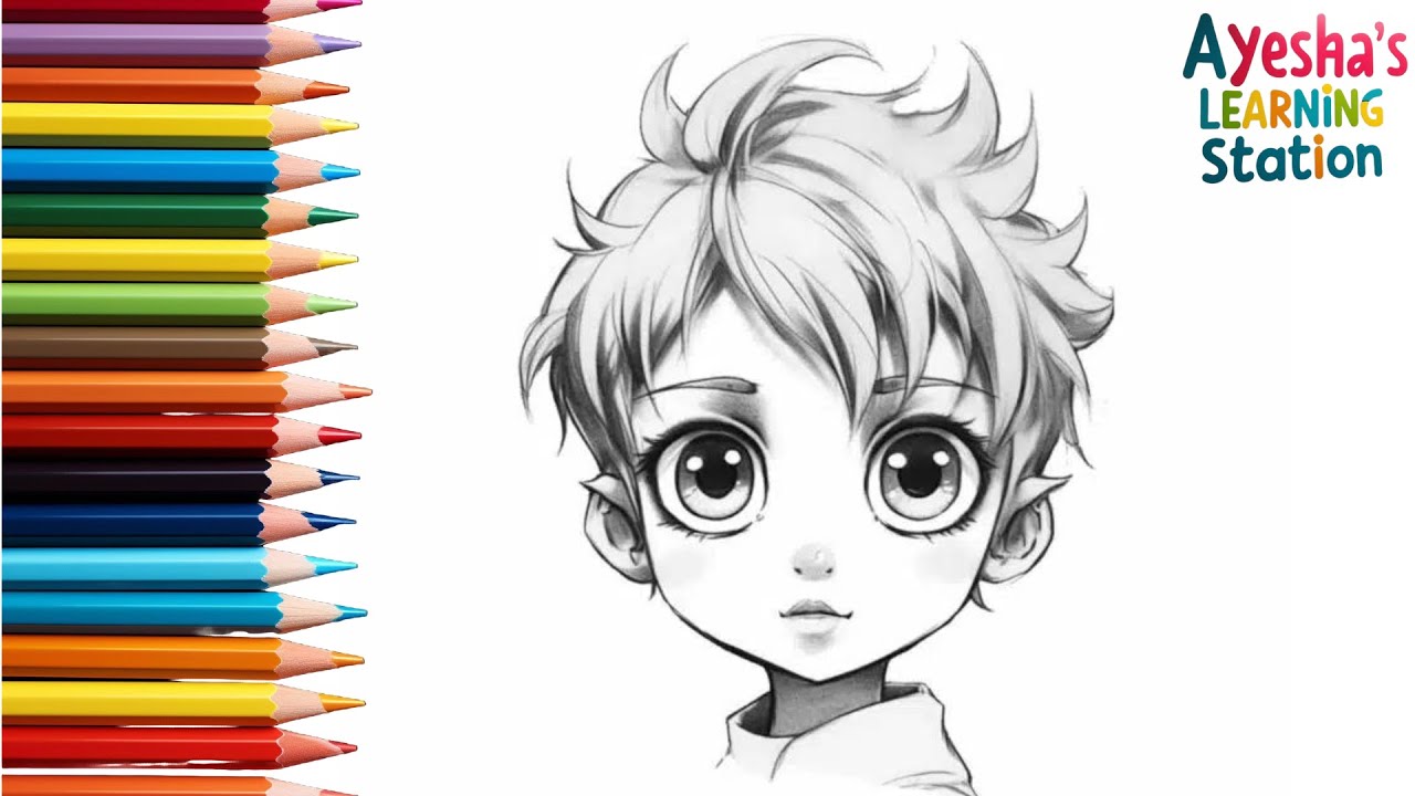 How To Draw Anime Characters | How To Draw Anime Characters Step By ...