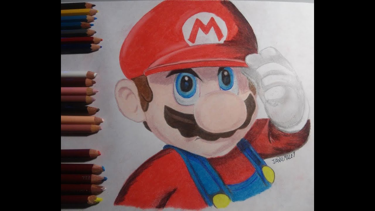 Speed Drawing: Mario Bros | Nintendo - YouTube