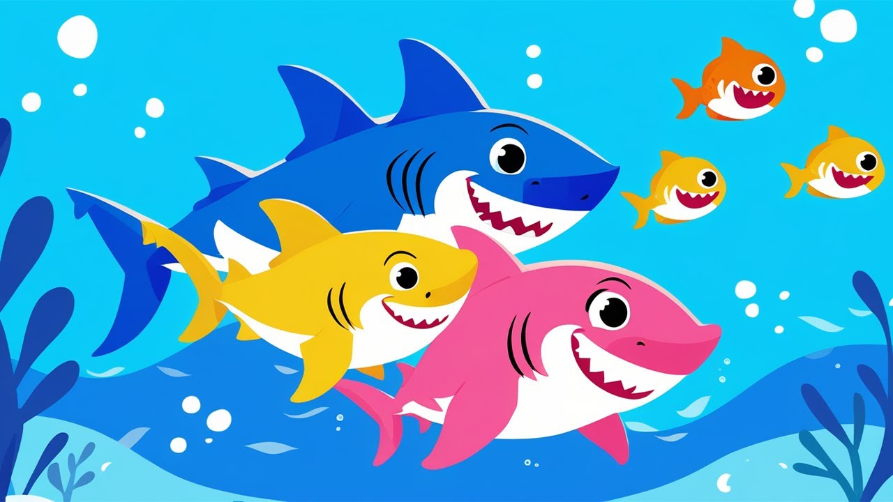 🐳 Baby Shark 🦈 Música Divertida para Niños Felices 😄 Canción del ...