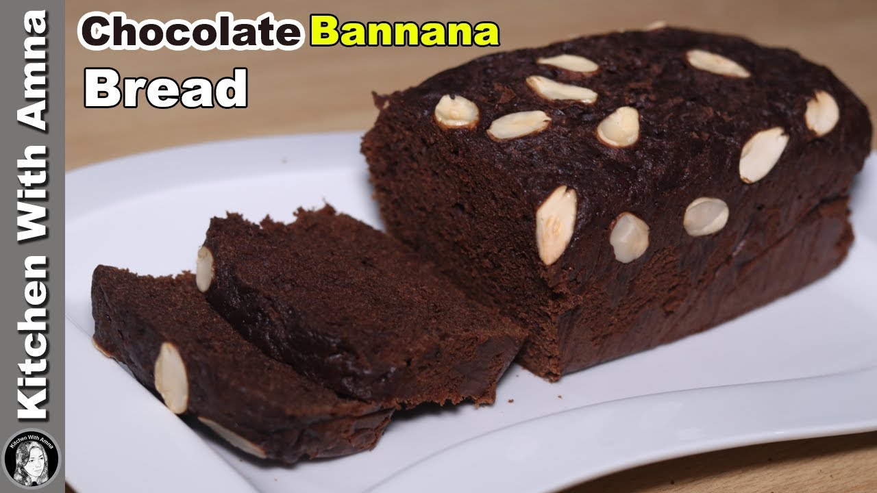 Chocolate Banana Bread Recipe Without Oven | Chocolate Cake Recipe ...
