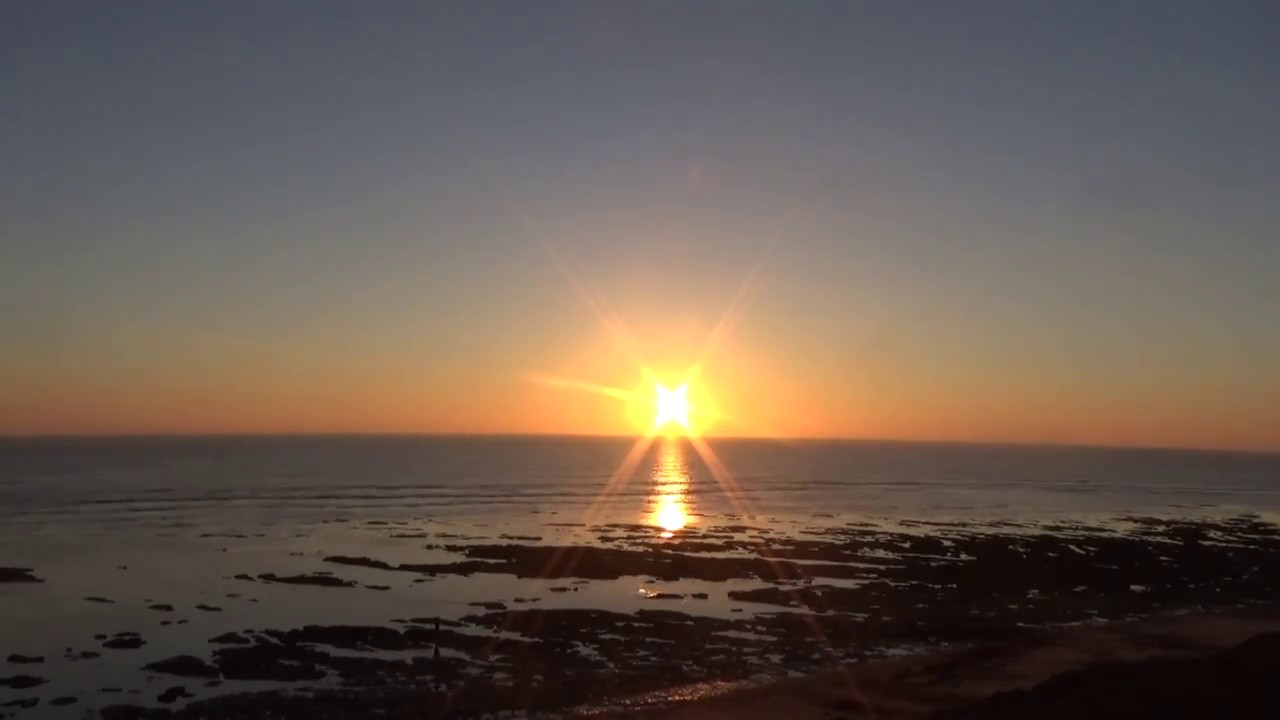 Sunset over Brighstone IOW 29/12/2016 - YouTube