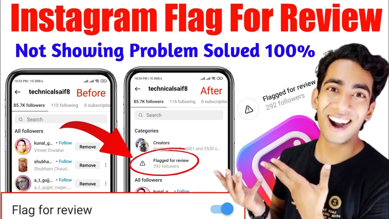 Instagram Flag For Review Option Not Showing | Instagram Flagged For ...
