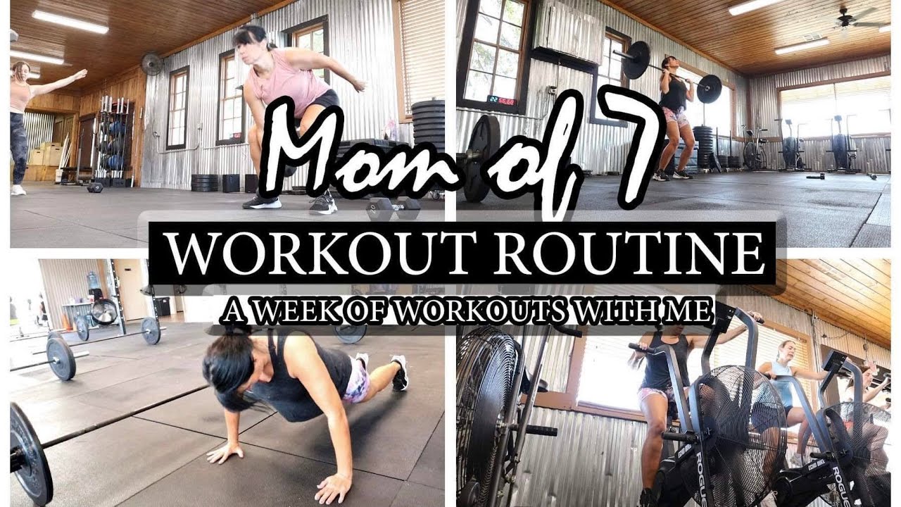 MOM OF 7 WORKOUT ROUTINE// A Week Of Workouts With Me - YouTube