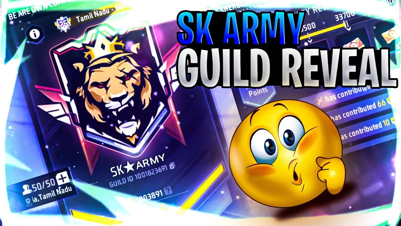 SK ARMY GUILD REVEAL | TAMILNADU TOP IN GUILD WAR | SPECIAL VIDEO 1|# ...