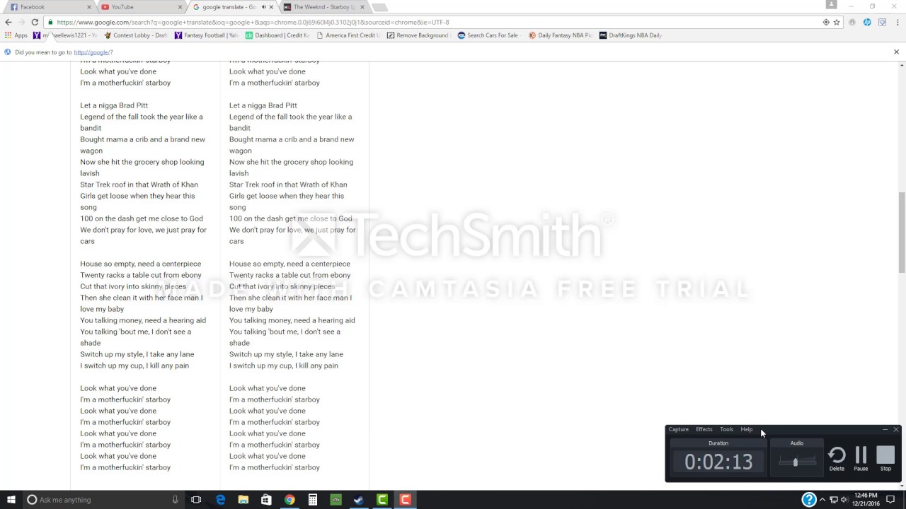 Google Translate Sings | Starboy The Weeknd - YouTube