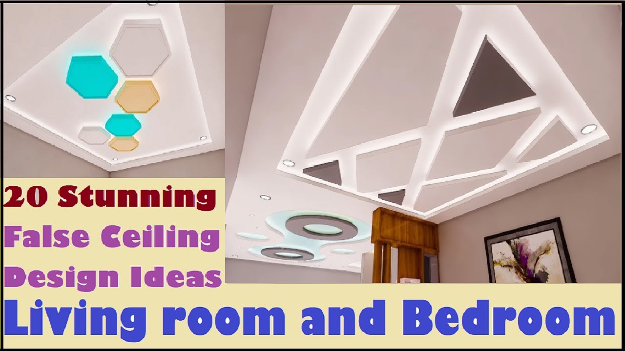 20 Stunning False Ceiling Designs For Living Room || False Ceiling ...