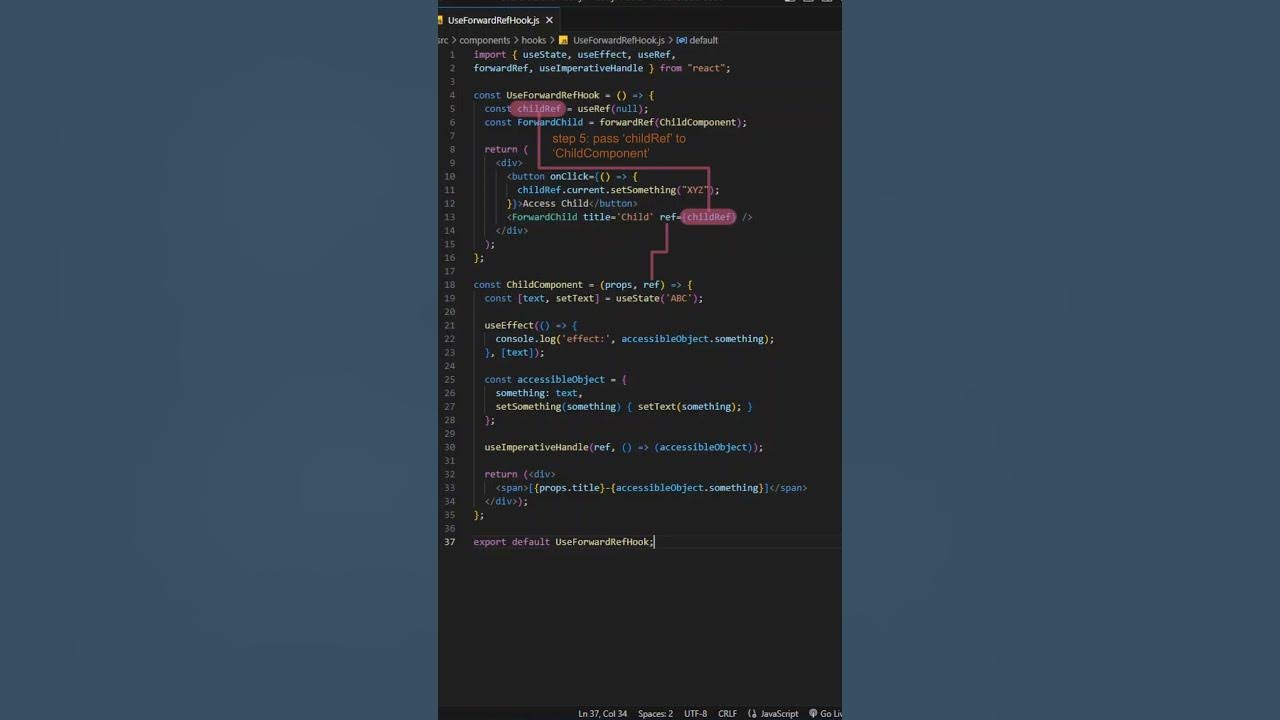 Reactjs Useimperativehandle Youtube