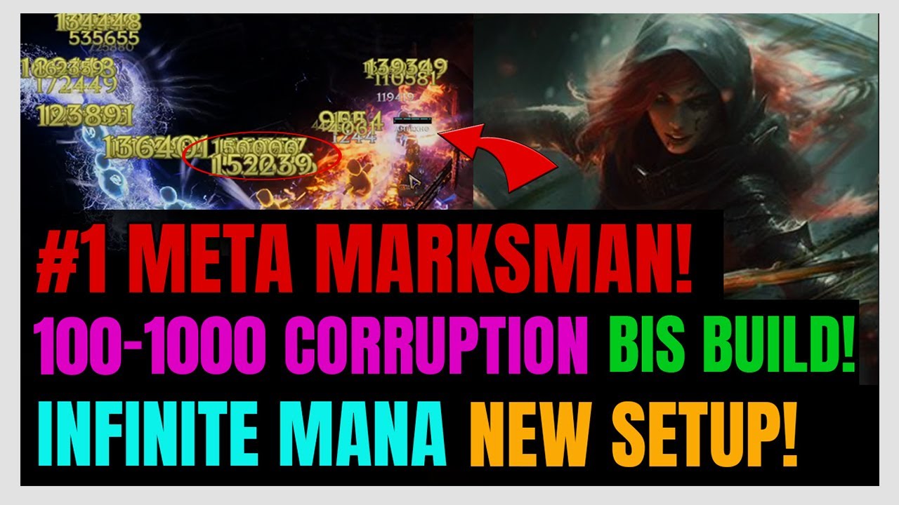 NEW Infinite Mana Lightning Marksman Build! 100-1000 Corruption ...