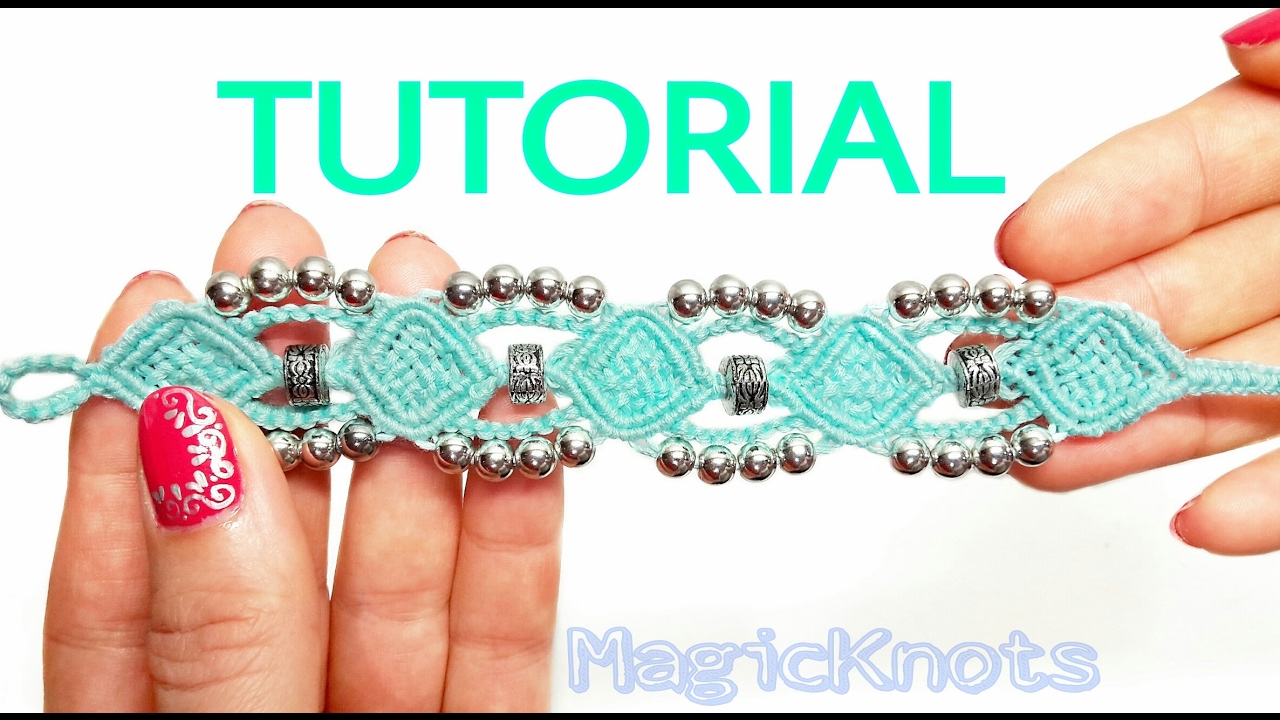 Macrame Tutorial Bracelet : Frozen - YouTube