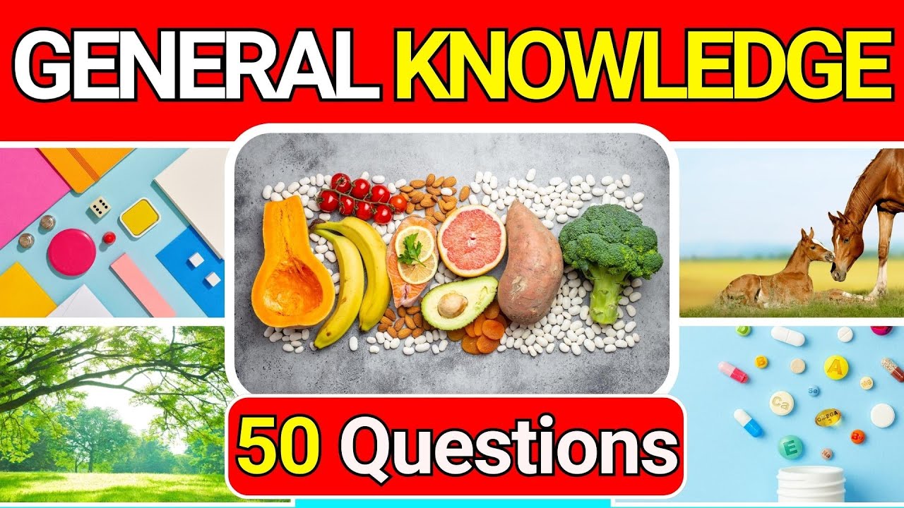 General Knowledge Quiz Trivia 46 📚💡| Can You Answer All 50 Questions ...
