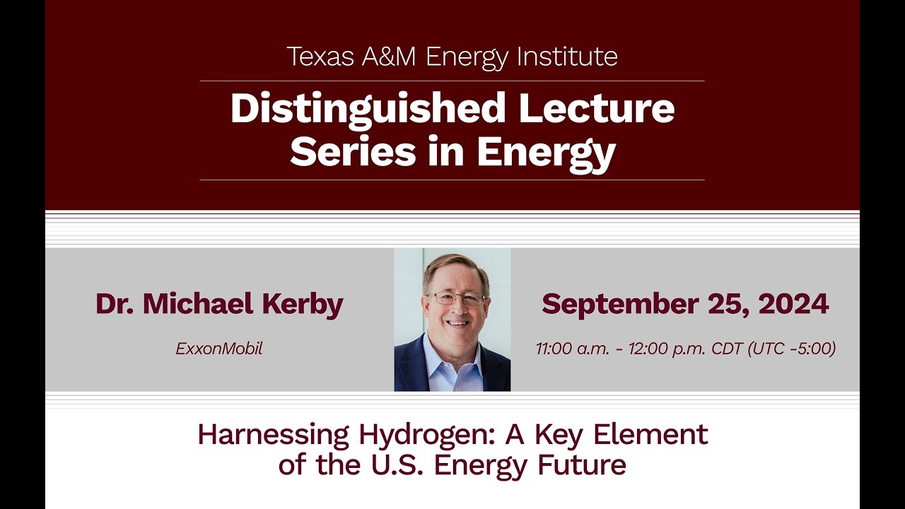 Distinguished Lecture Series in Energy: Dr. Michael Kerby - YouTube